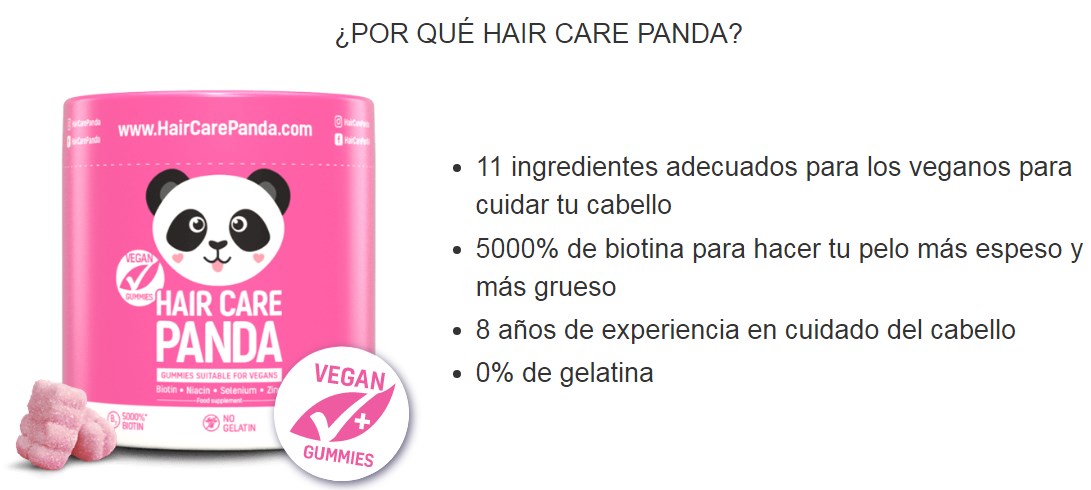 ¡Hair Care Panda te da el cabello que siempre has soñado 100% libre de ...