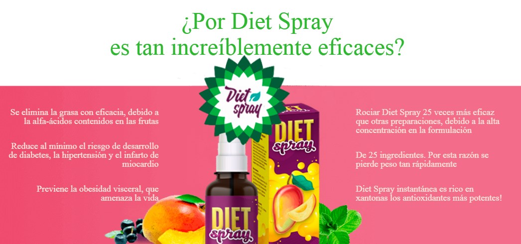 ᐉ Diet Spray en farmacia - [50% de descuento] Precio - Reales medicas ...