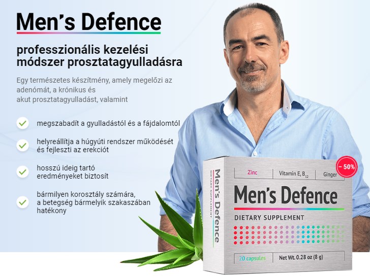 Men’s Defence: A krónikus prosztatagyulladás felszámolása mindössze 30 ...