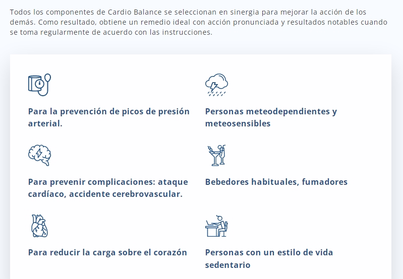 CardioBalance cápsulas para la presión arterial, precio en farmacias ...
