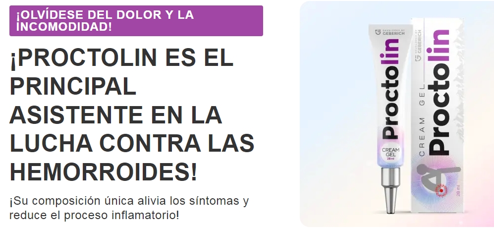 Proctolin pomada para las hemorroides- precio en farmacias, opiniones ...