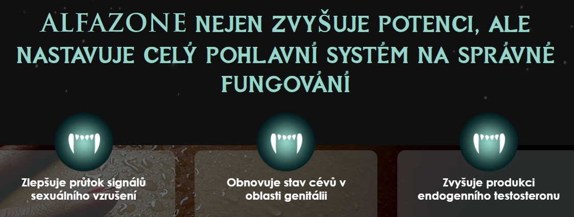 Alfazone kapsle pro sexuální funkce – cena v lékárnách, recenze, koupit ...
