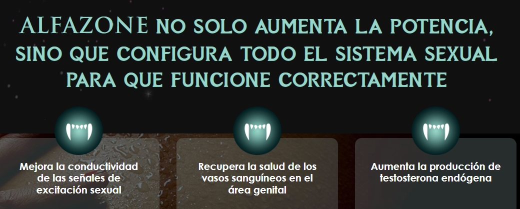 Alfazone cápsulas para la función sexual – precio en farmacias ...