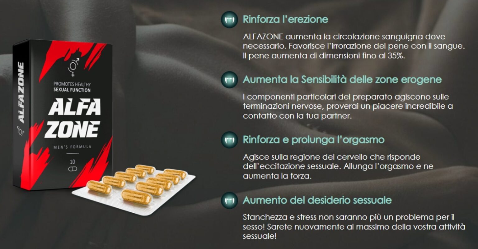 Capsule di Alfazone per la funzione sessuale – prezzo in farmacia ...