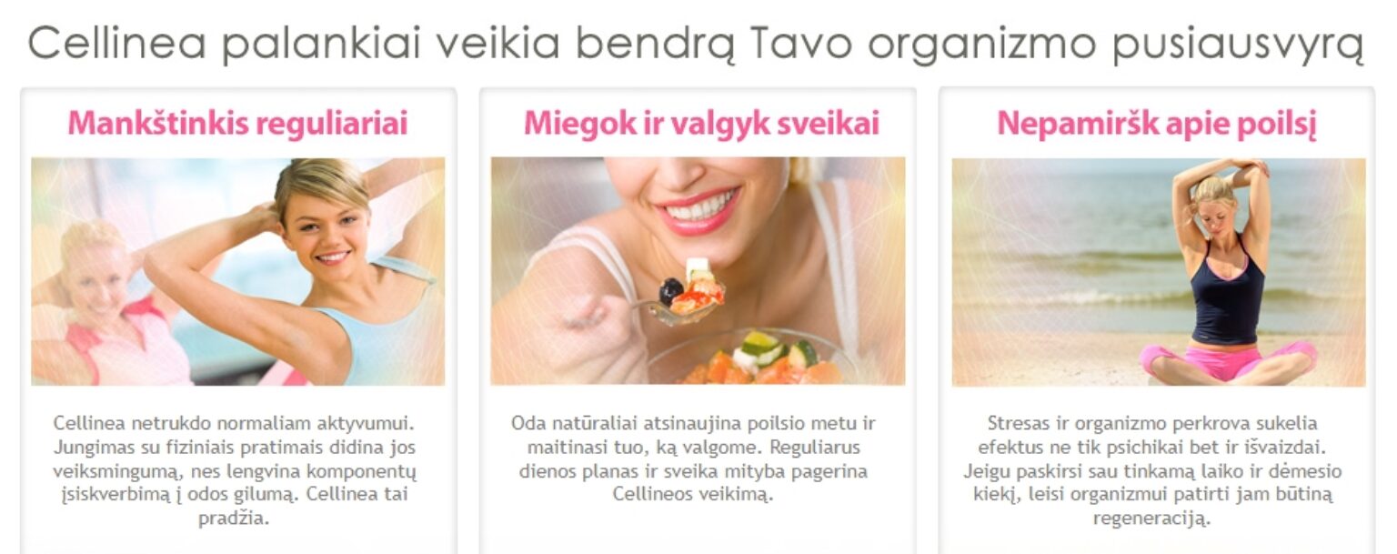 Cellinea: puikus sprendimas atsisveikinti su celiulitu Kur įsigyti ...