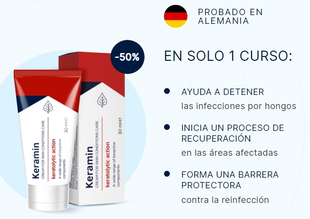 Keramin, crema contra infecciones fúngicas – precio en farmacias ...